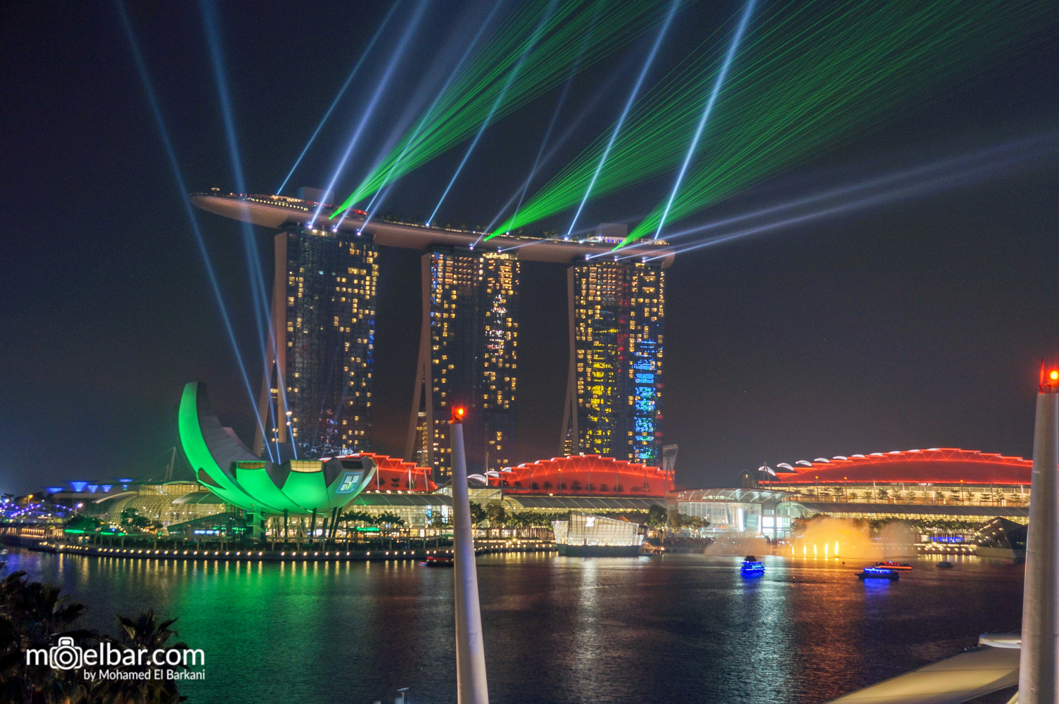 Marina Bay Sands Light Show Singapore