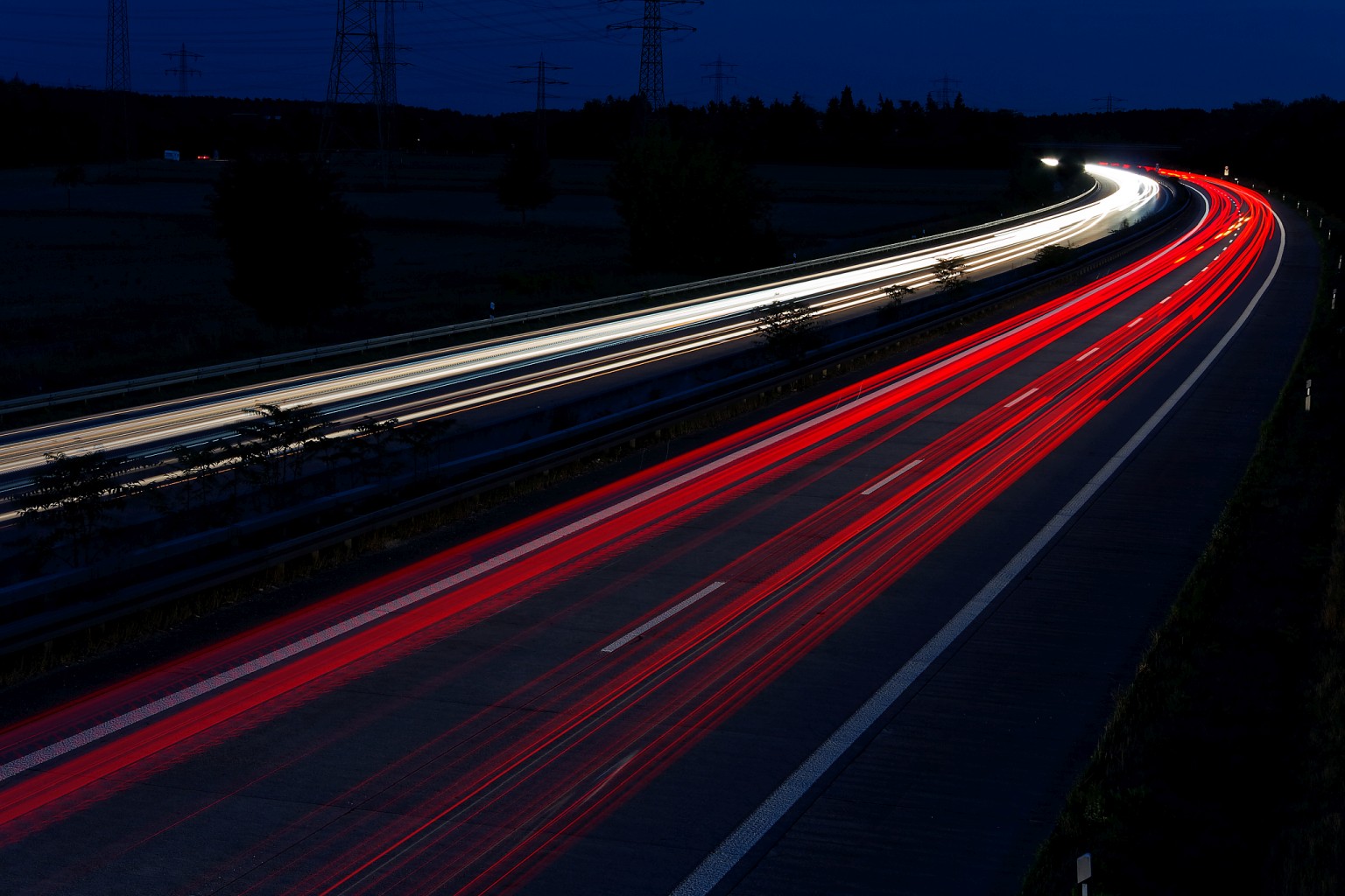 Autobahn A6, Mannheim, Germany