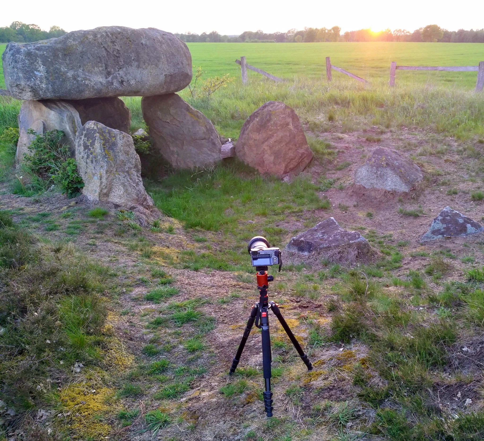Prehistoric grave in Oldendorf, Germany