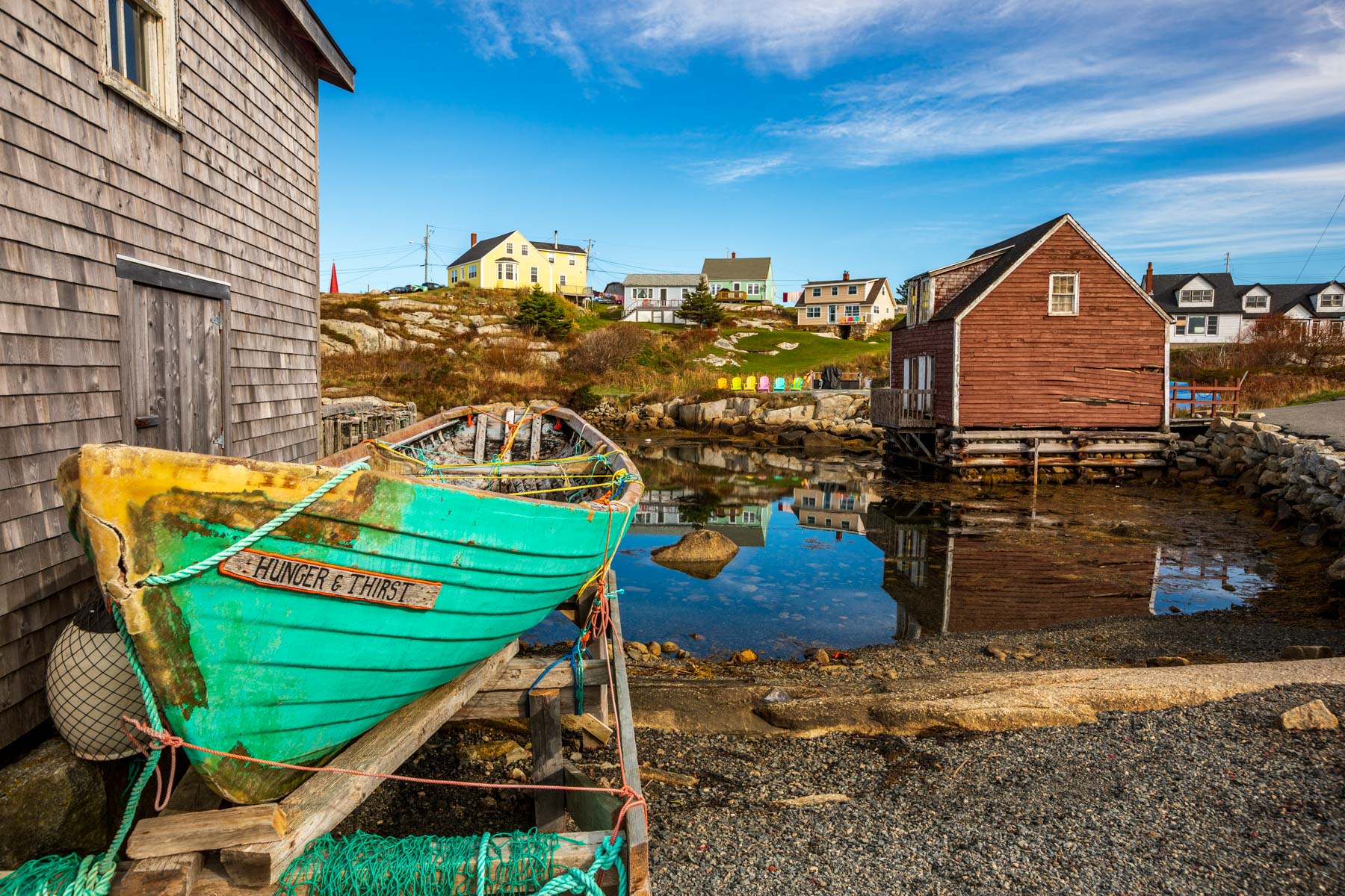 Old Fishing Boat Fishing Village Peggy s Cove Nova Scotia Canada Old Fishing Boat Fishing Village Peggy s Cove Nova Scotia Canada