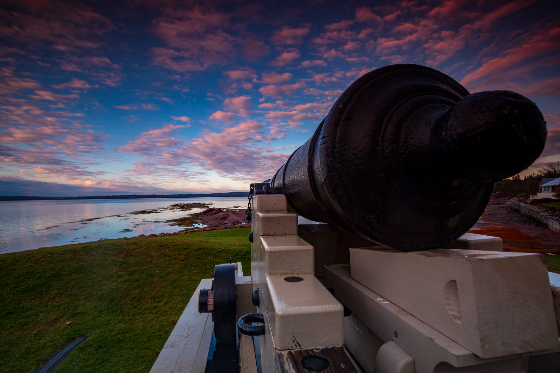 St. Andrews Blockhouse Cannon, New Brunswick, Canada