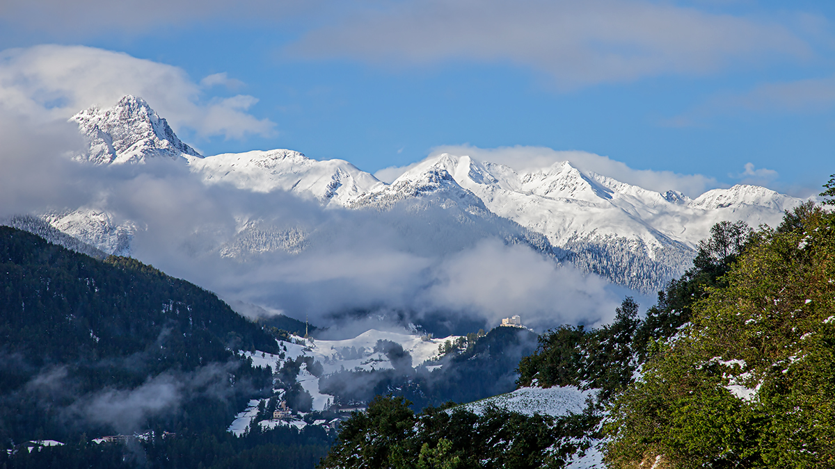 Winter im Engadin, Switzerland