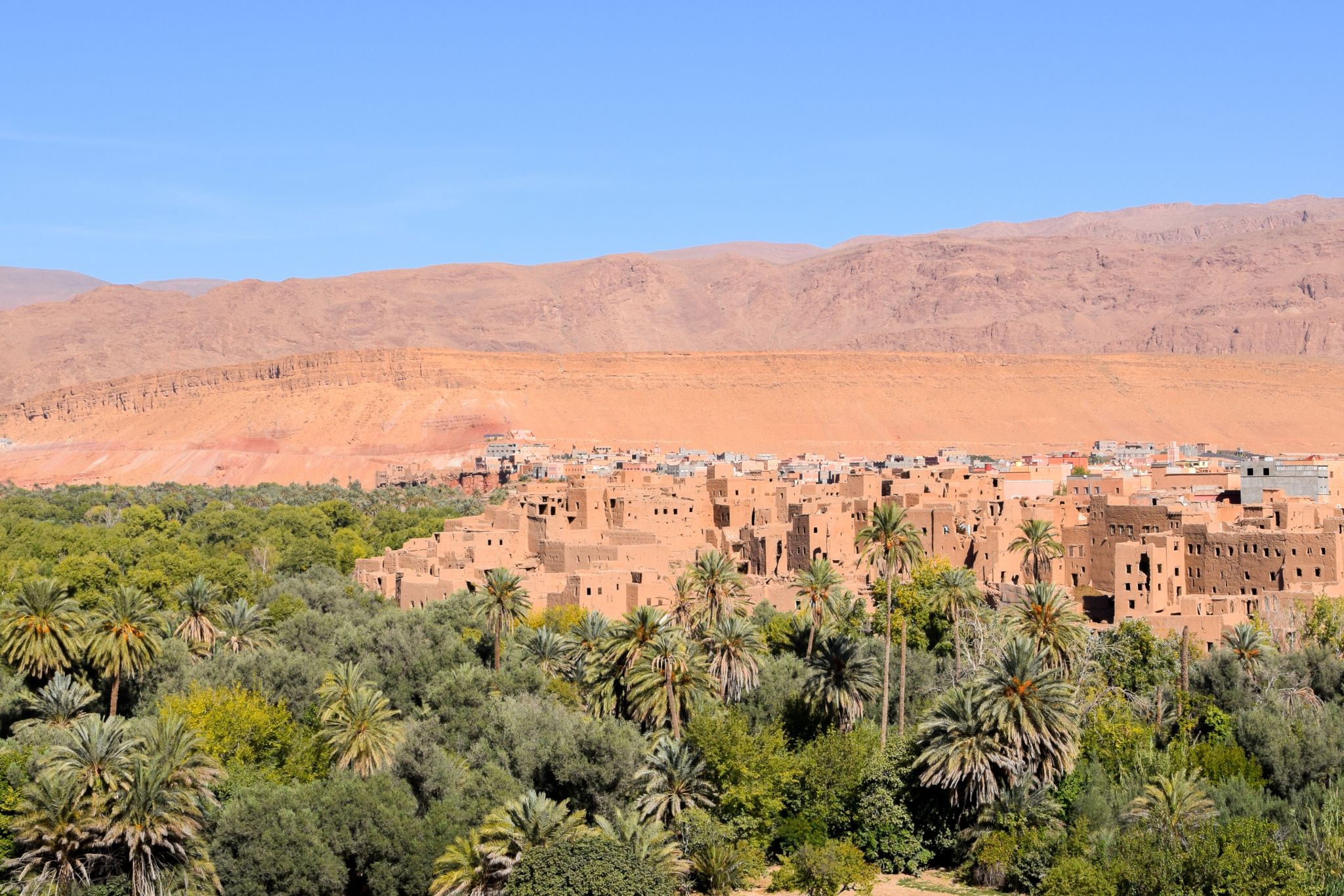 Tinghir palm grove, Morocco