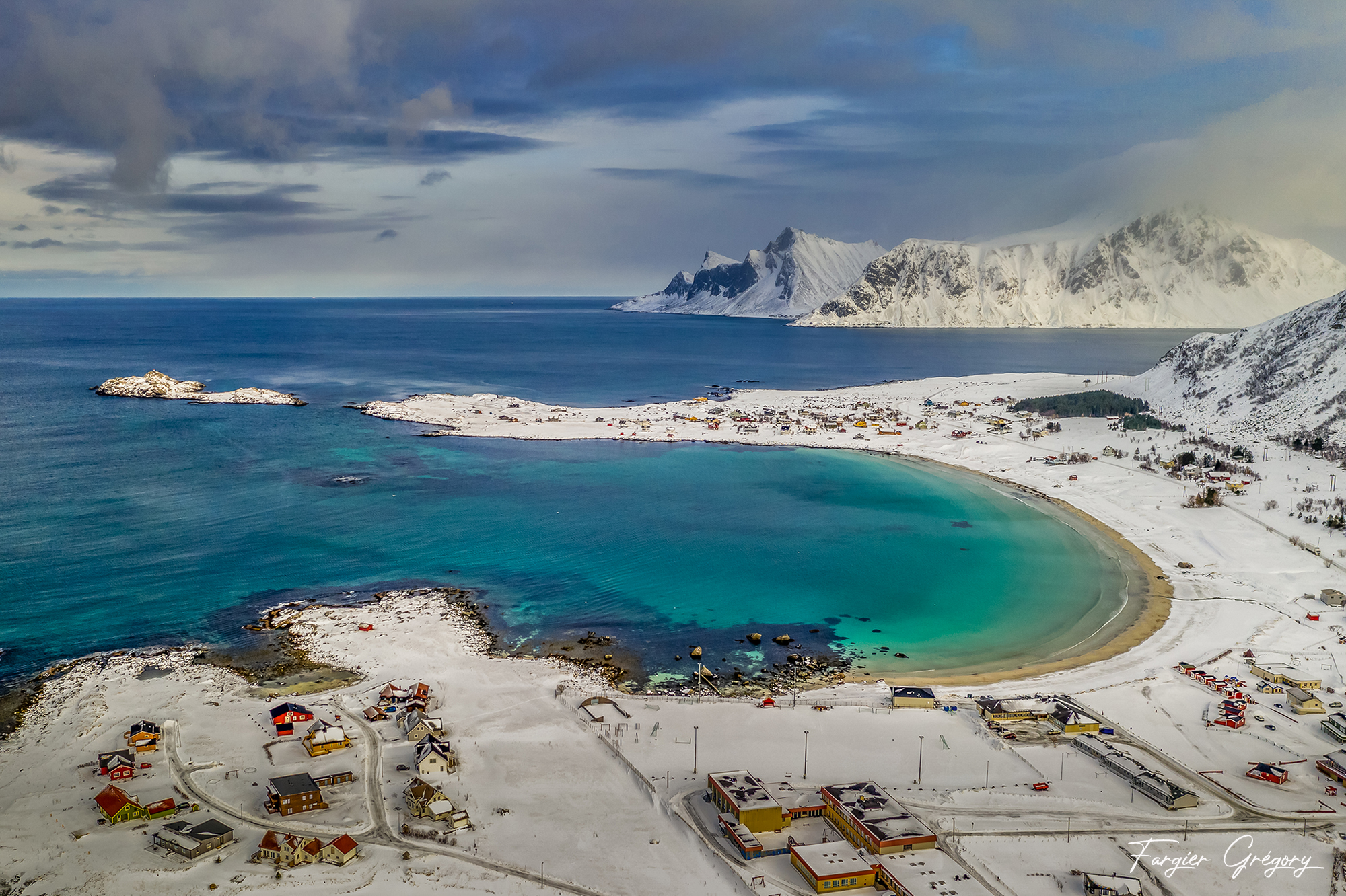 Beach at Ramberg, Norway