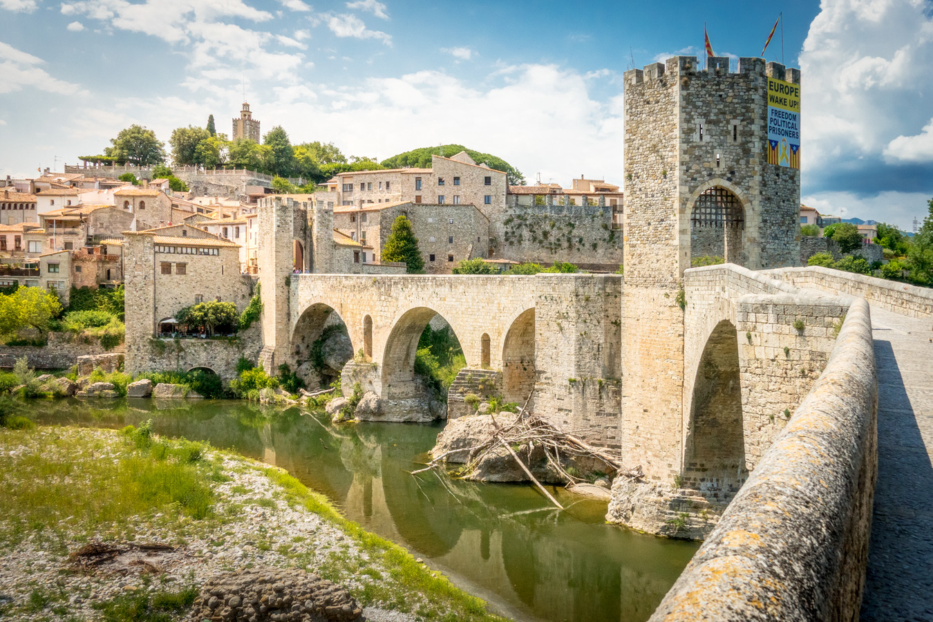 Bridge of Besalú, Spain