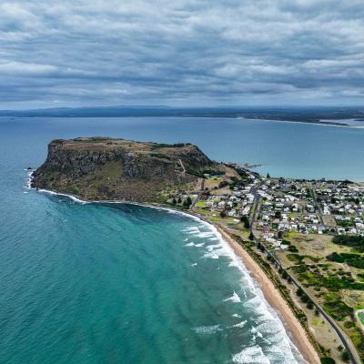 Rock formation, The Nut Stanley, Tasmania, Australia