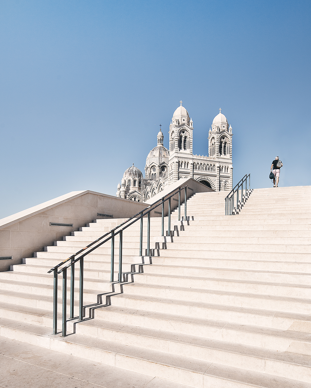 Staircase at Cathédrale La Major, Marseille, France